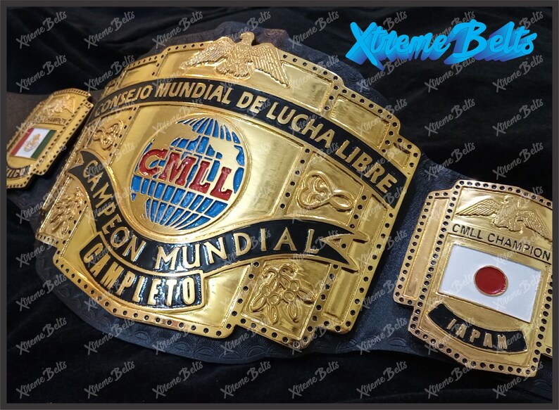 CMLL Mundial De Lucha Libre Championship Wrestling Belt - Etsy