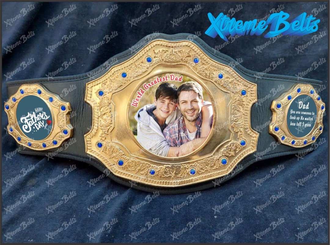 Custom World Greatest DAD Championship Wrestling Belt - Etsy