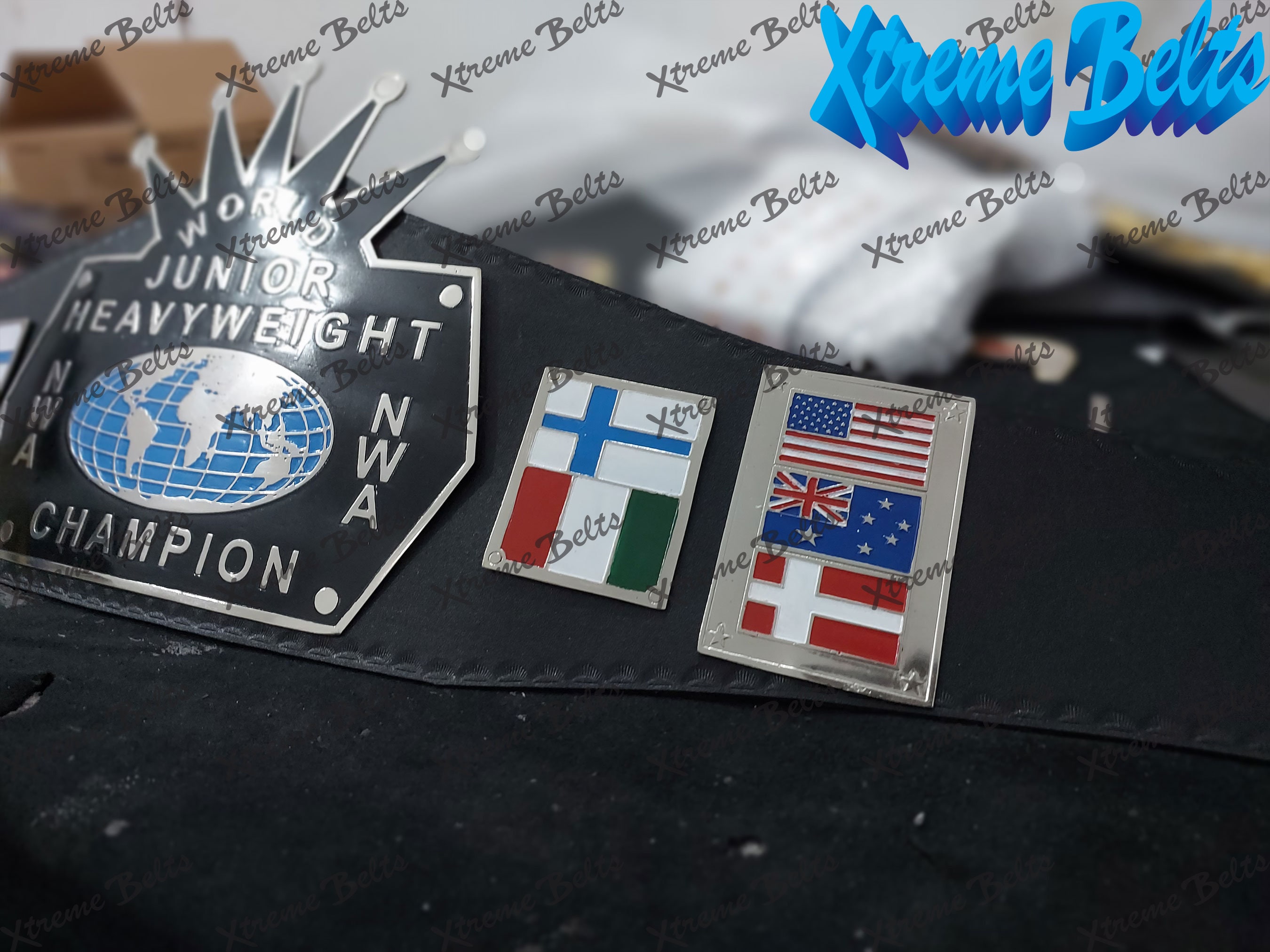 NWA Junior Championship Replica Belt: Custom Wrestling Belt - Etsy