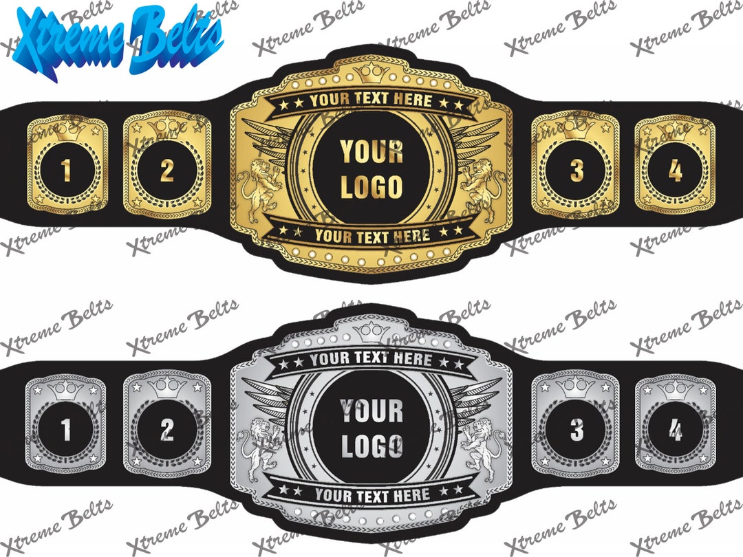 Personalised Custom Made Wrestling Championship Title Belt | Sports ...