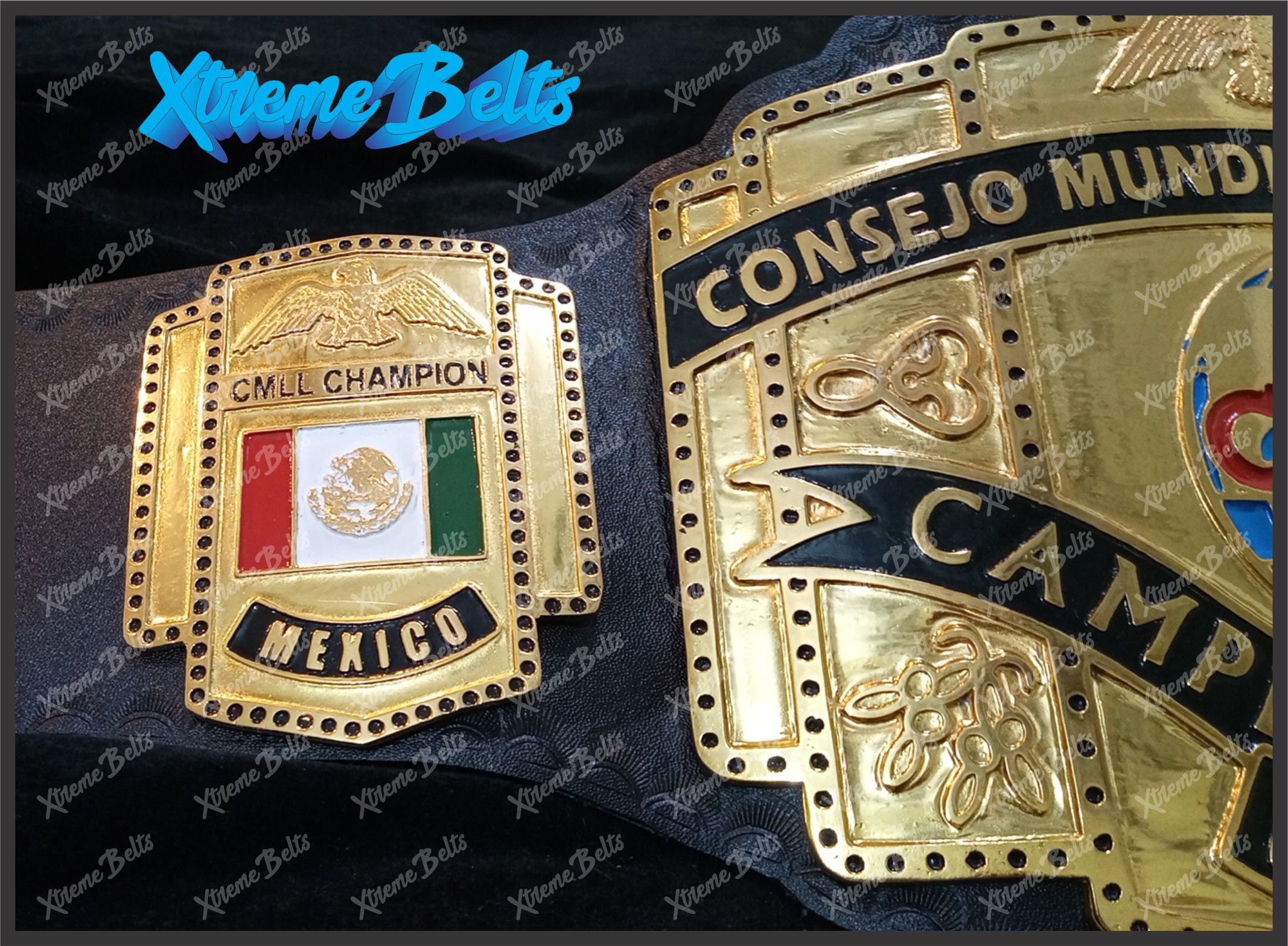 CMLL Mundial De Lucha Libre Championship Wrestling Belt - Etsy