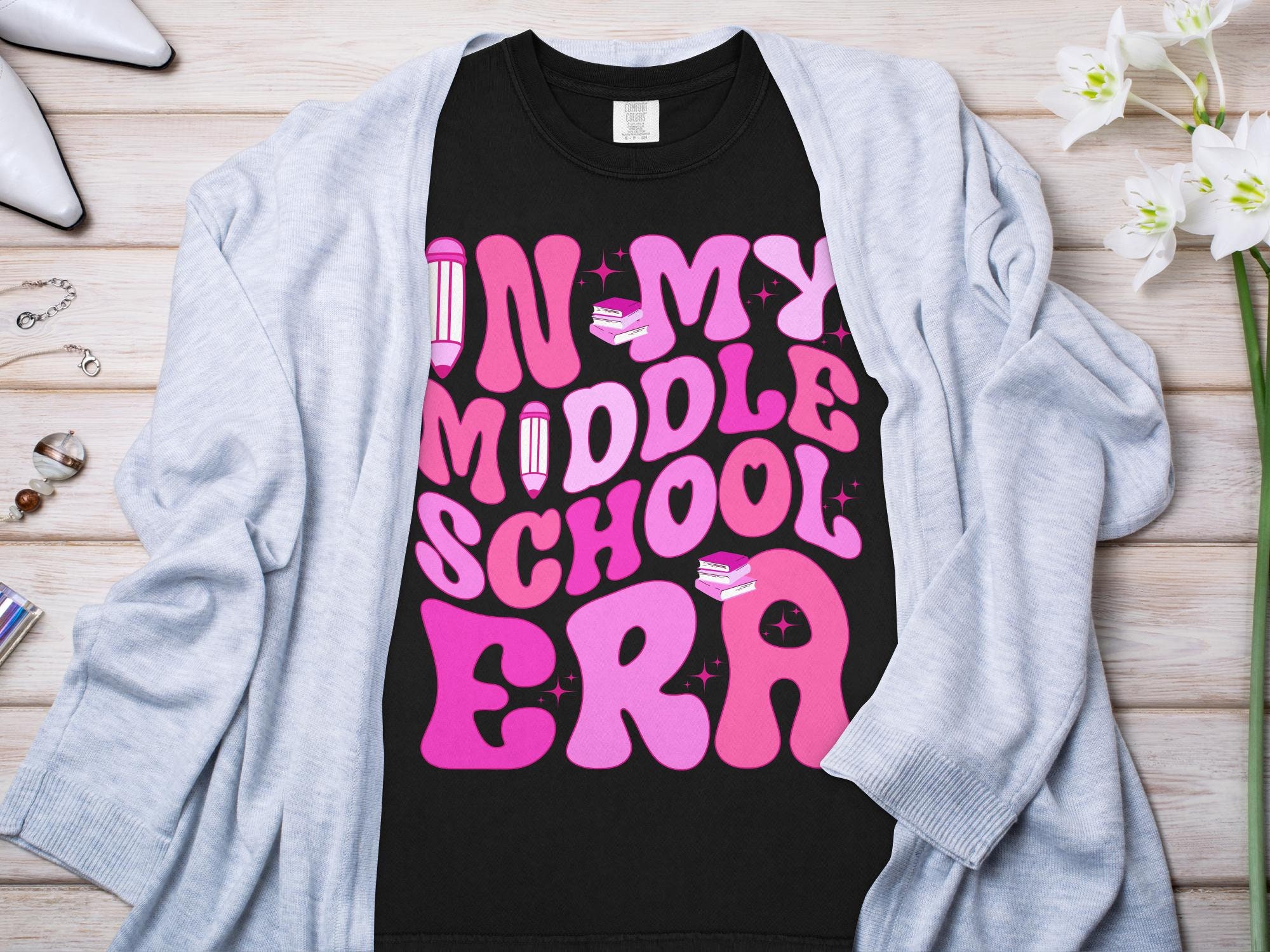 Middle School Era Comfort Colors® Shirt Gift for 6th 7th 8th - Etsy