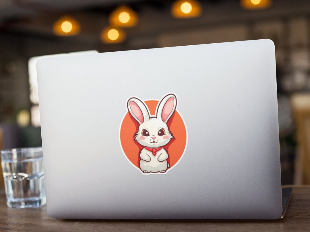 Rabbit Sticker Bunny Sticker Gift for Kid School Sticker Cute Gift for ...