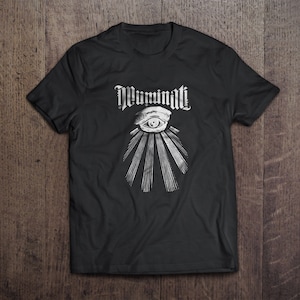 Illuminati Ambigram Graphic Tshirt/conspiracy Theory T-shirt/all Seeing ...