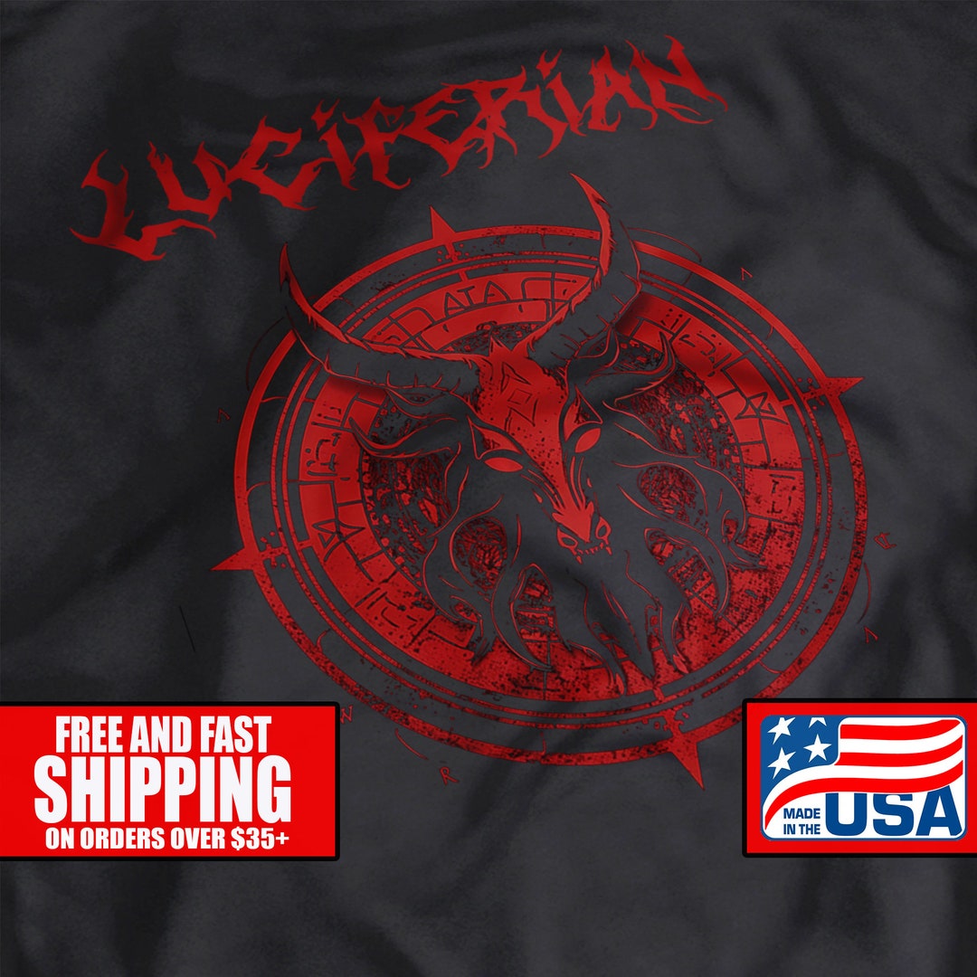 Luciferian Graphic Design Tshirt for Toddler, Youth, Women/unisex T ...