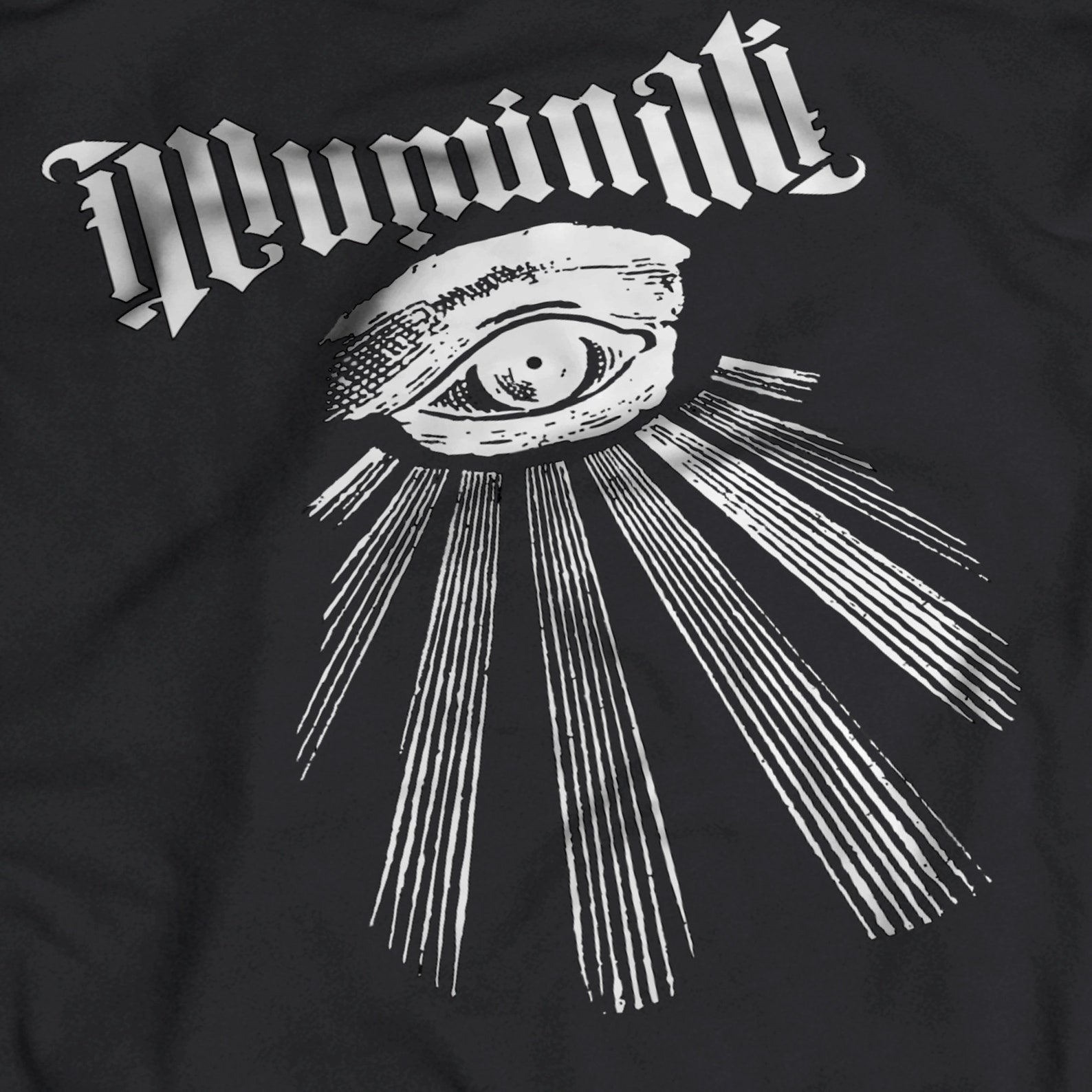 Illuminati Ambigram Graphic Tshirt/conspiracy Theory T-shirt/all Seeing ...
