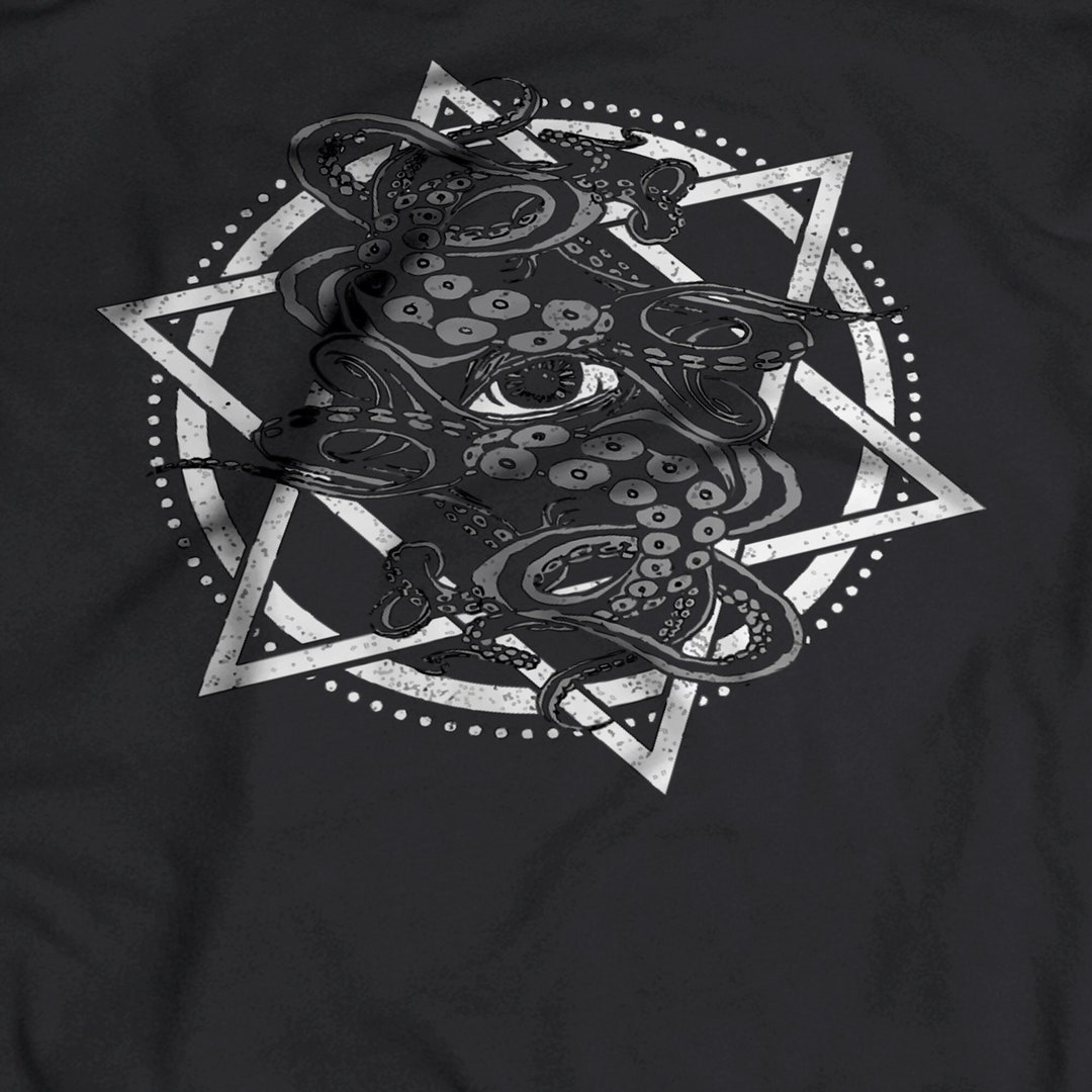 Cthulhu Elder Sign Graphic Tshirt/hp Lovecraft T-shirt/cthulhu Tee ...