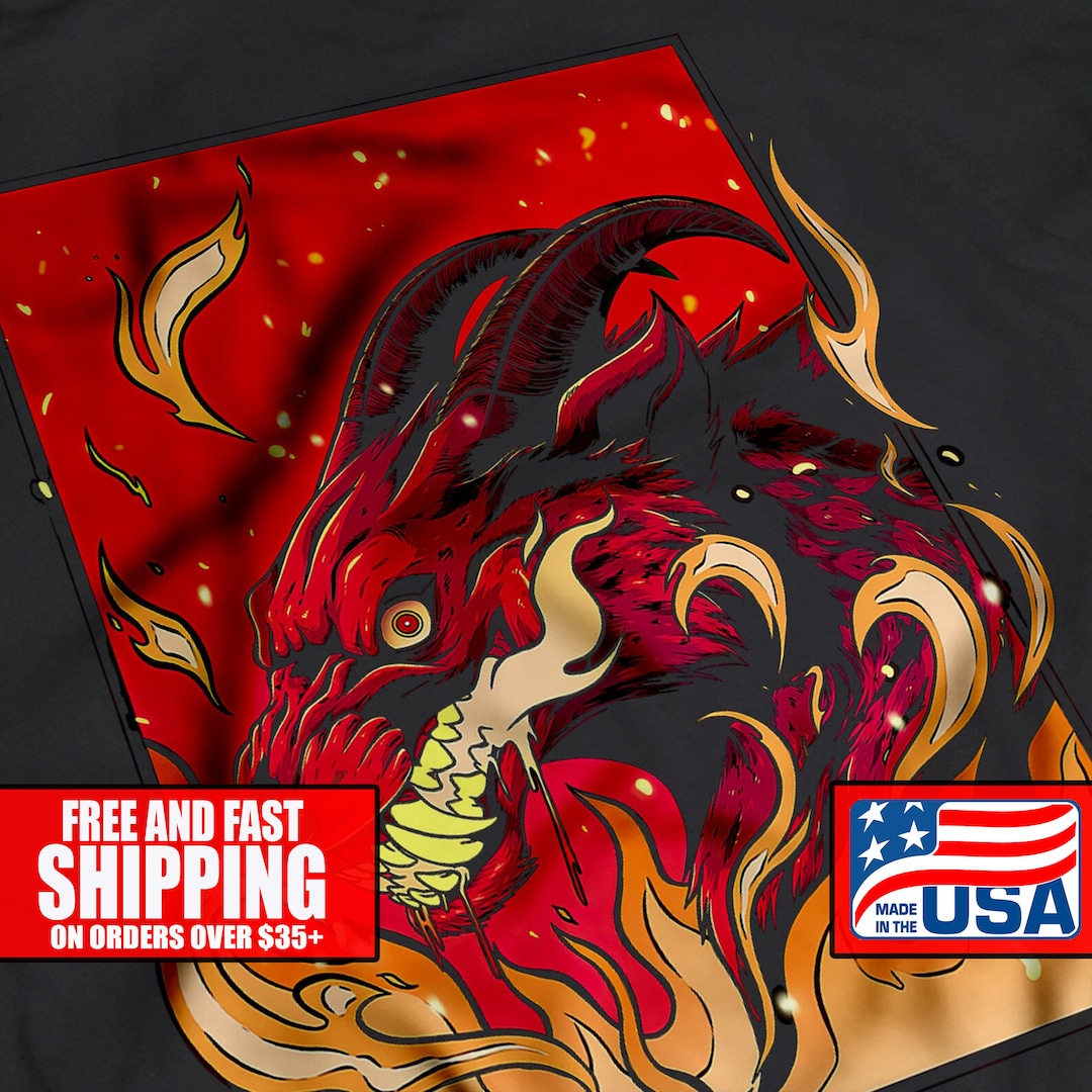 Hellhound Graphic Design Tshirt/tattoo Design/werewolf Shirt, Halloween Goth Gifts / Lycanthrope ...