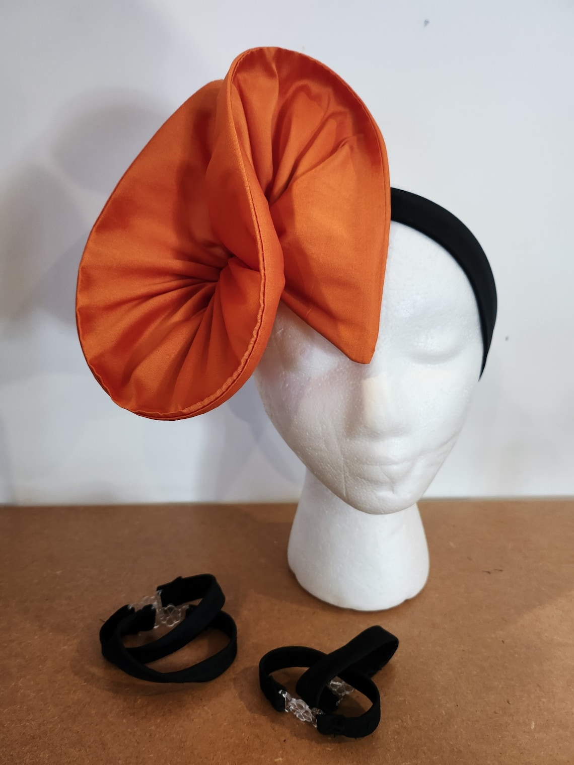 New Adult Dance Costume Leotard Orange Taffeta Ruffle 3d Detail ...