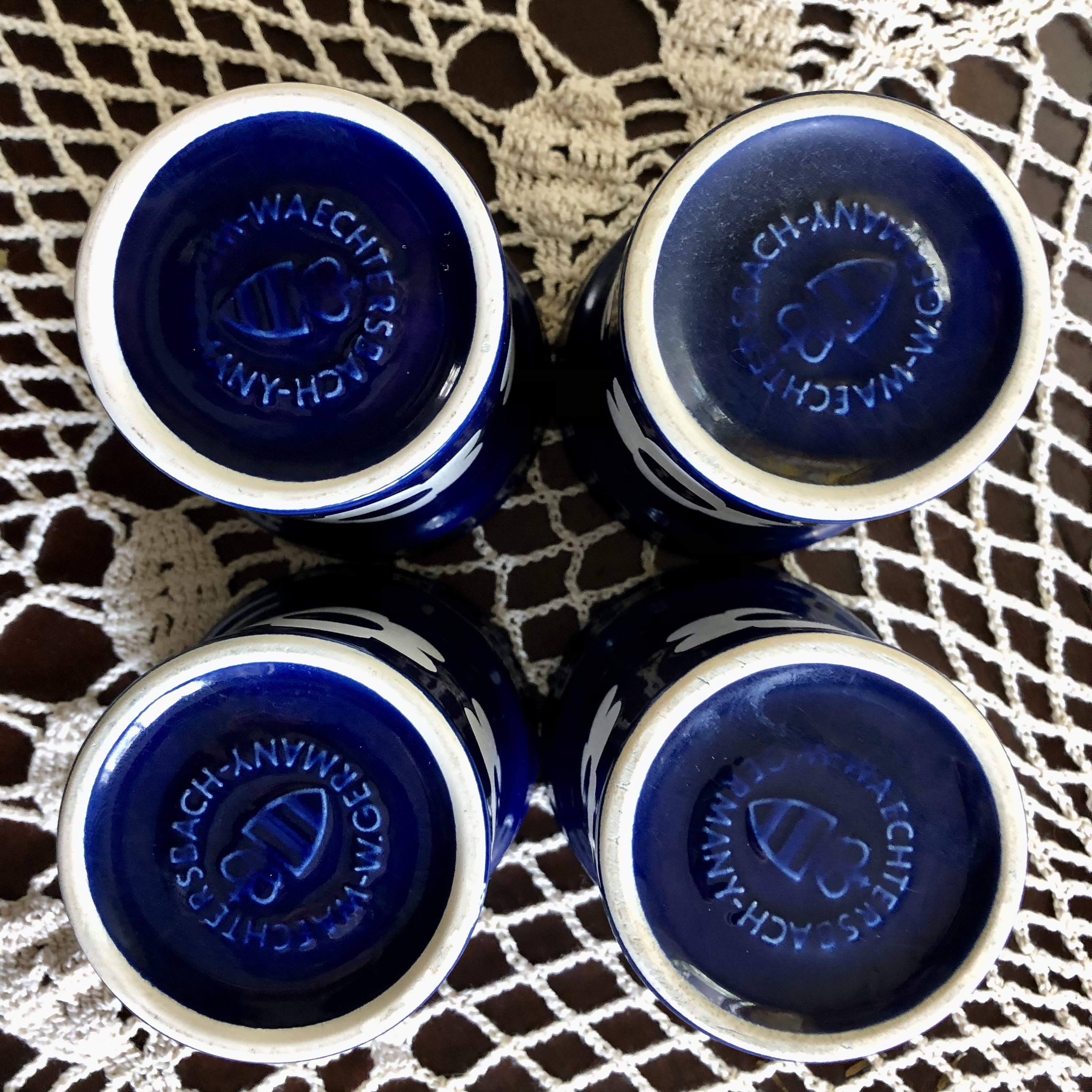 RARE Vintage Waechtersbach Ceramic Mugs - Etsy