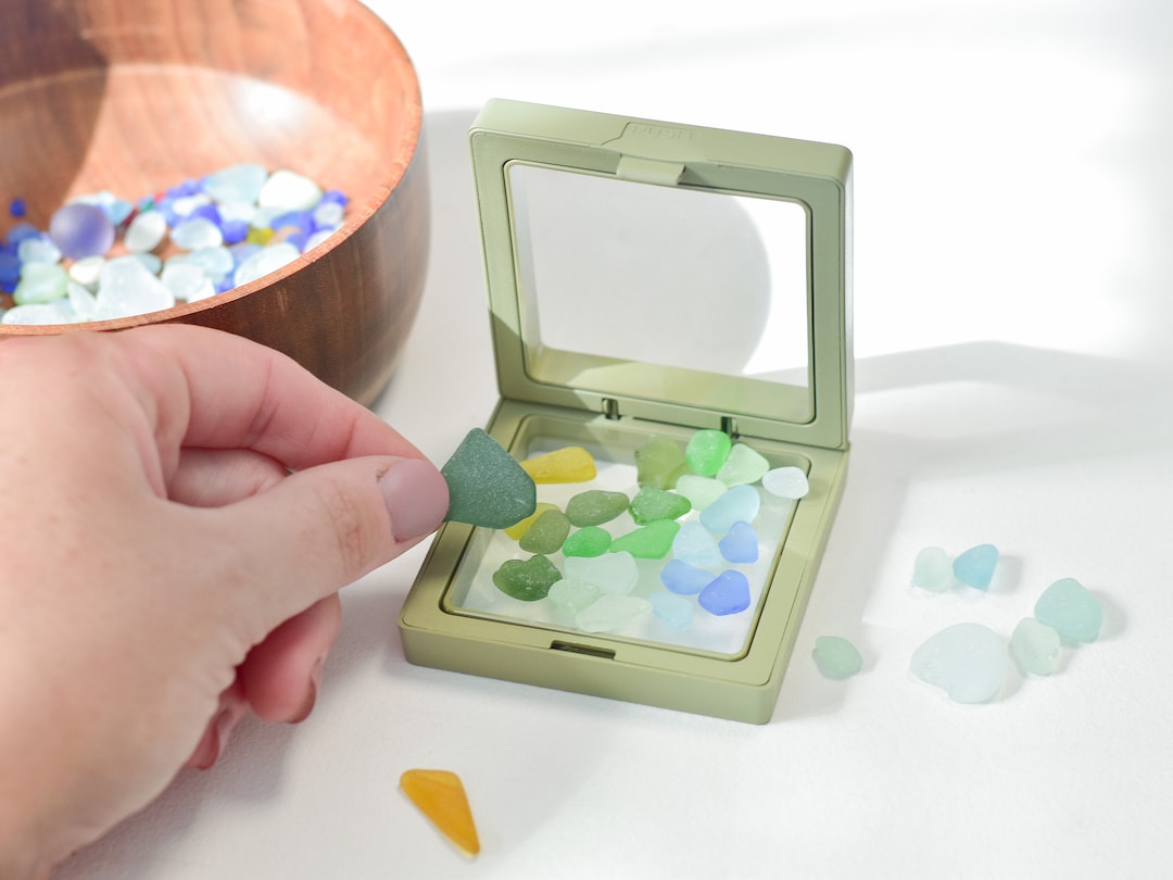 Floating Seaglass Display Frame - Customizable & Reusable Clear ...