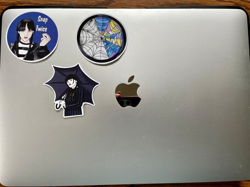 Wednesday Sticker Wednesday Art Laptop Stickers Water - Etsy