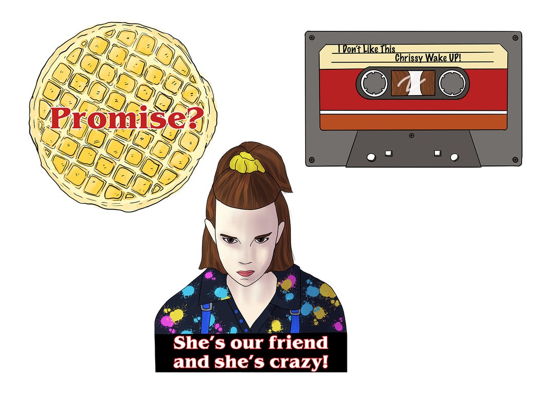 Stranger Things Sticker, Stranger Things Art, Laptop Stickers, Water ...