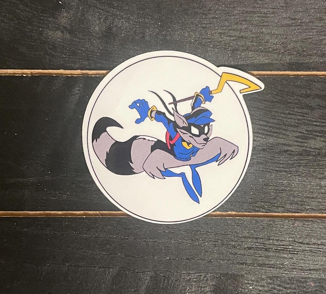 Sly Cooper Sticker, Sly Cooper, Gaming, Laptop Stickers, Water Bottle ...