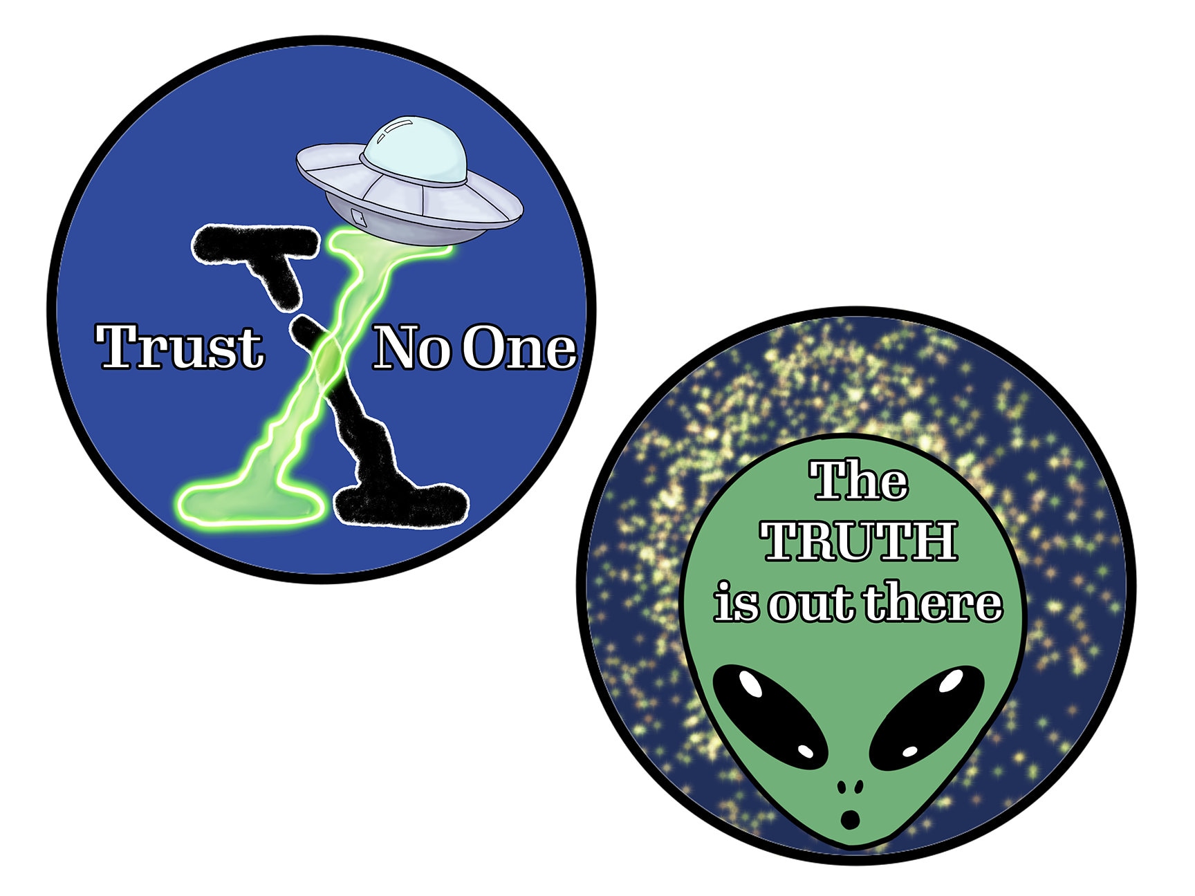 X Files Sticker, Aliensticker, X Files Art, Laptop Stickers, Water ...