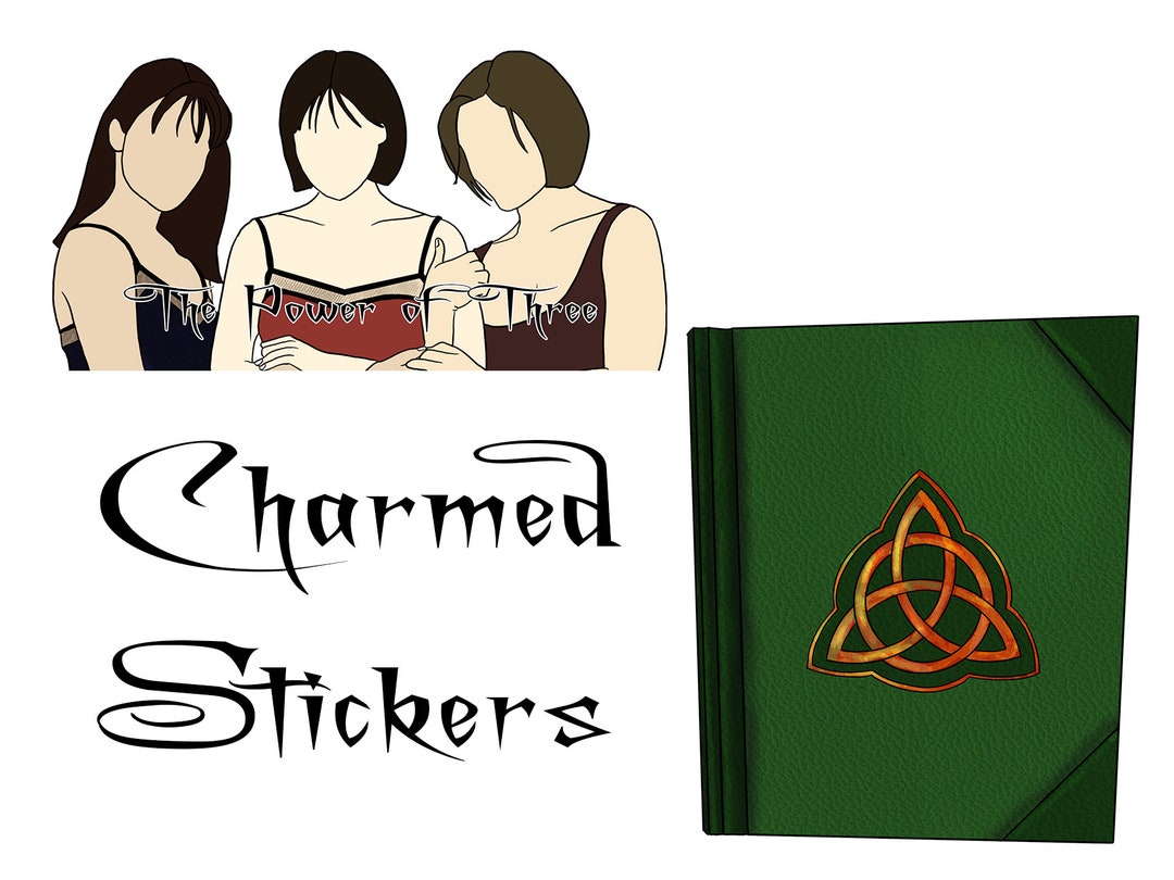 Charmed Sticker, Charmed Art, Charmed, Laptop Stickers, Water Bottle ...