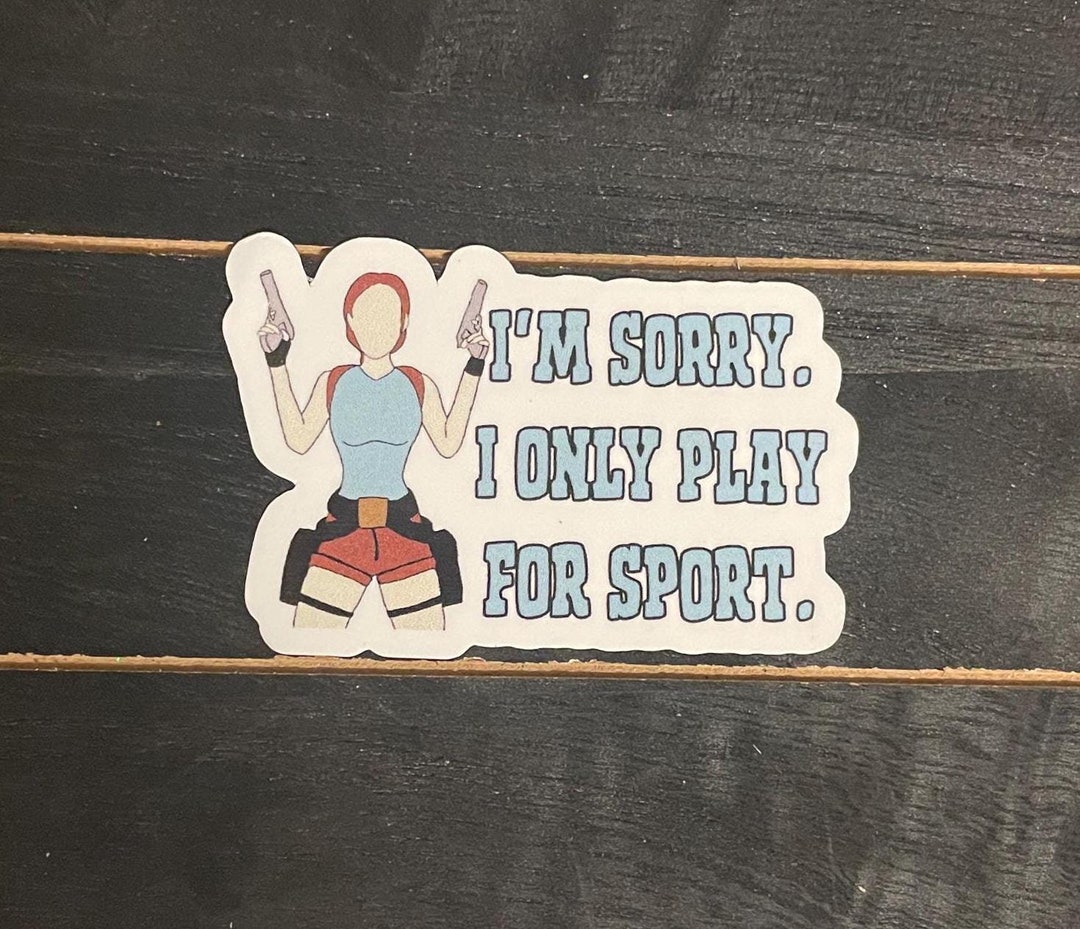 Tomb Raider Sticker, Tomb Raider, Lara Croft, Gaming, Laptop Stickers ...