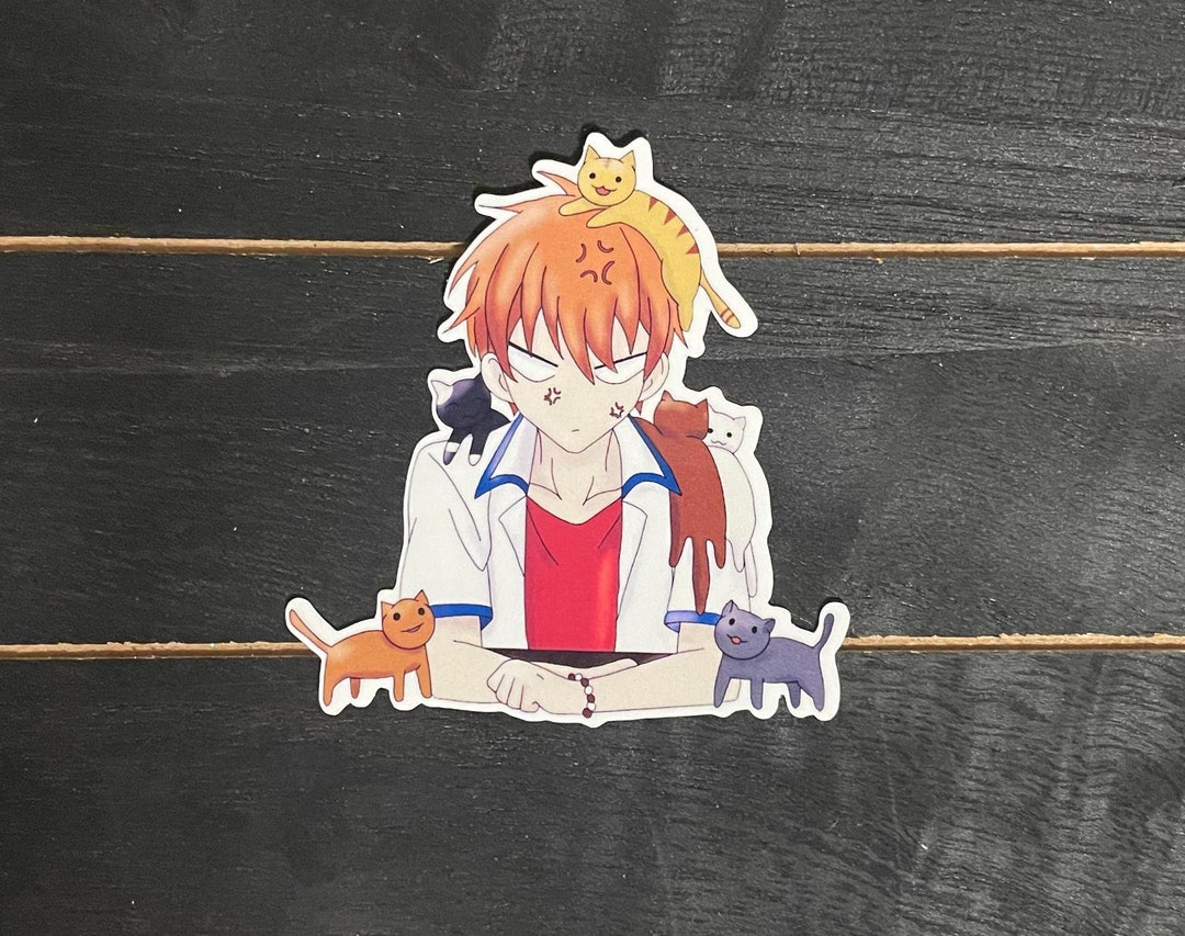 Fruits Basket Stickers, Fruits Basket, Kyo, Yuki, Momiji, Laptop ...