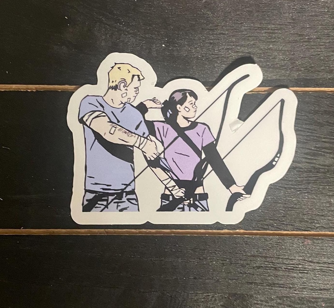 Hawkeye Sticker, Avenger Sticker, Marvel Sticker, Clint Barton, Kate ...