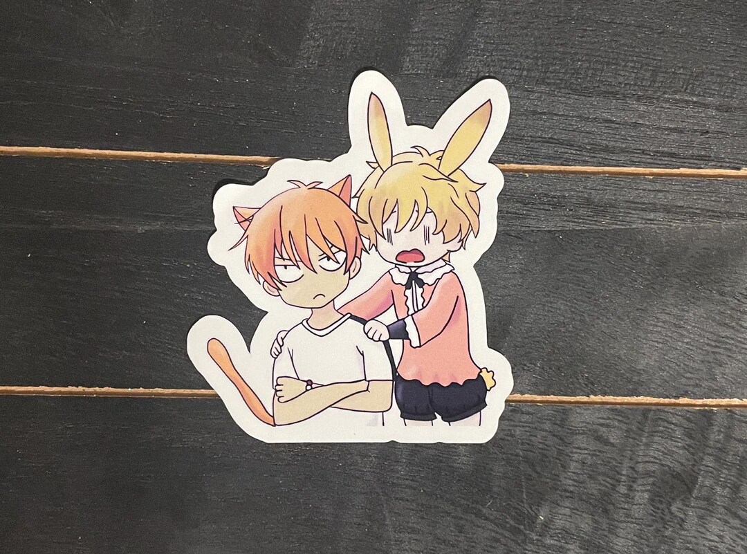 Fruits Basket Stickers, Fruits Basket, Kyo, Yuki, Momiji, Laptop ...