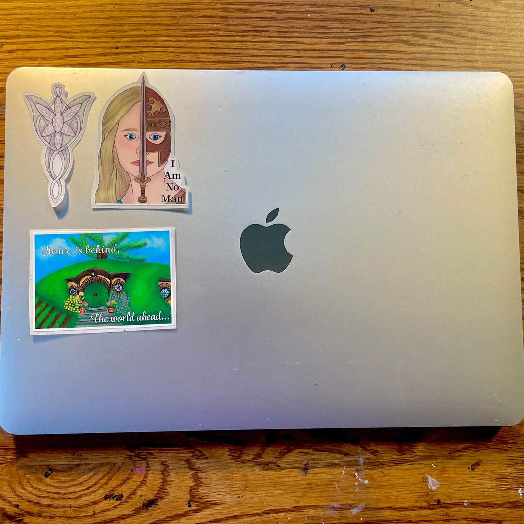 Lord of the Rings Sticker LOTR Sticker LOTR Art Laptop - Etsy