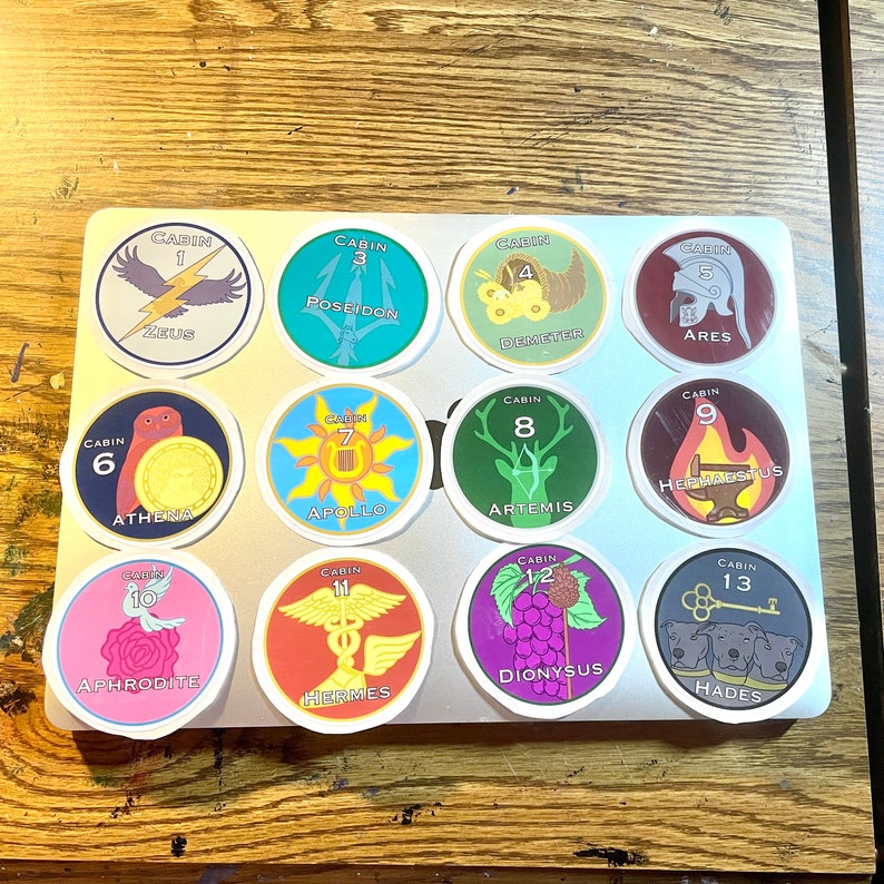 Percy Jackson Sticker Pack, Heroes of Olympus, PJO, Olympians, Hoo ...