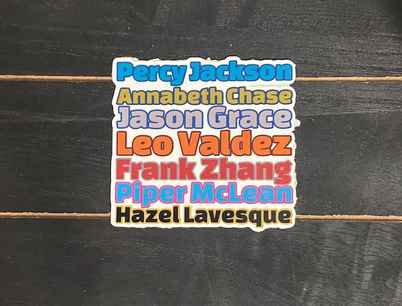 Percy Jackson Sticker Pack, Heroes of Olympus, PJO, Olympians, Hoo ...