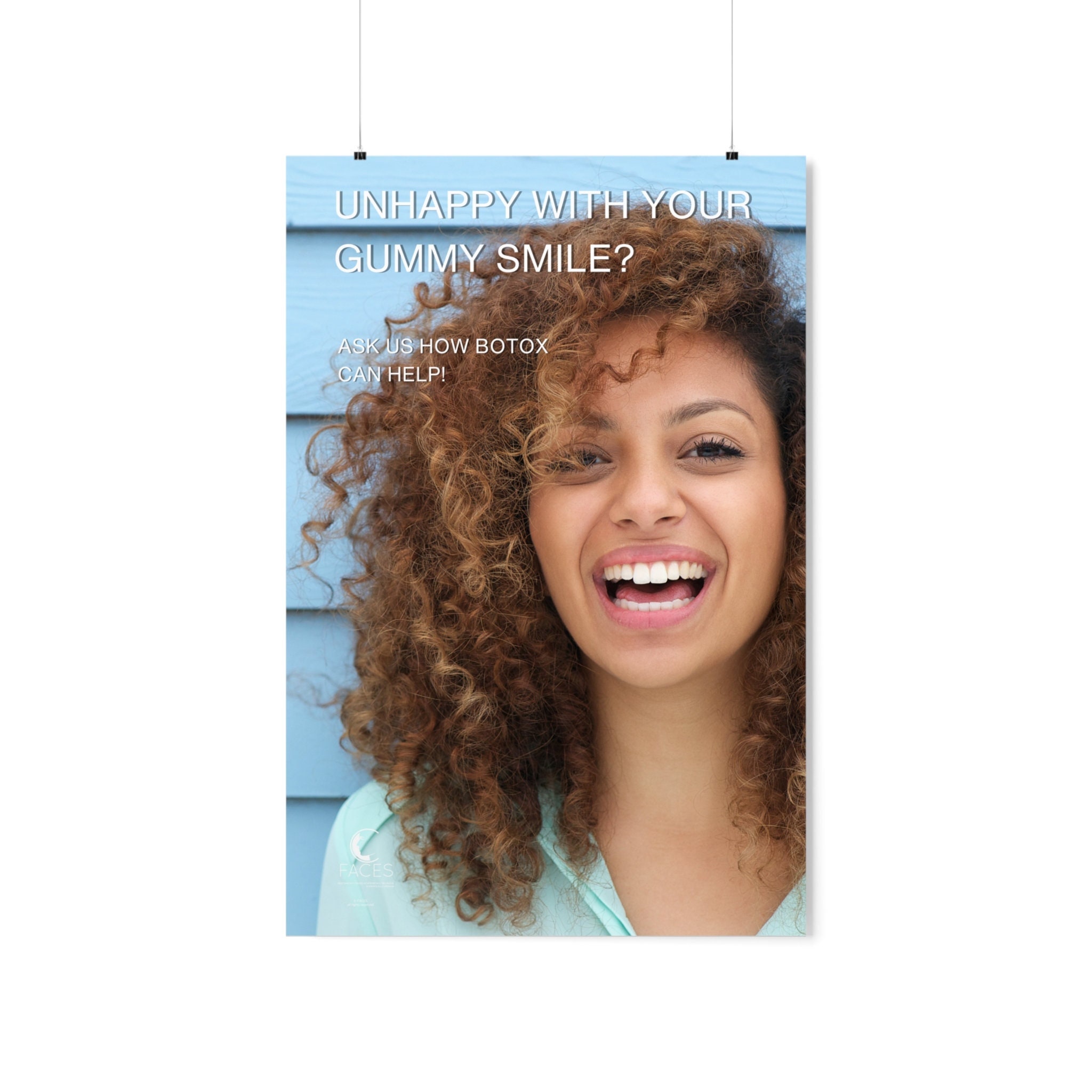 FACES Gummy Smile Poster for Dental Office - Etsy