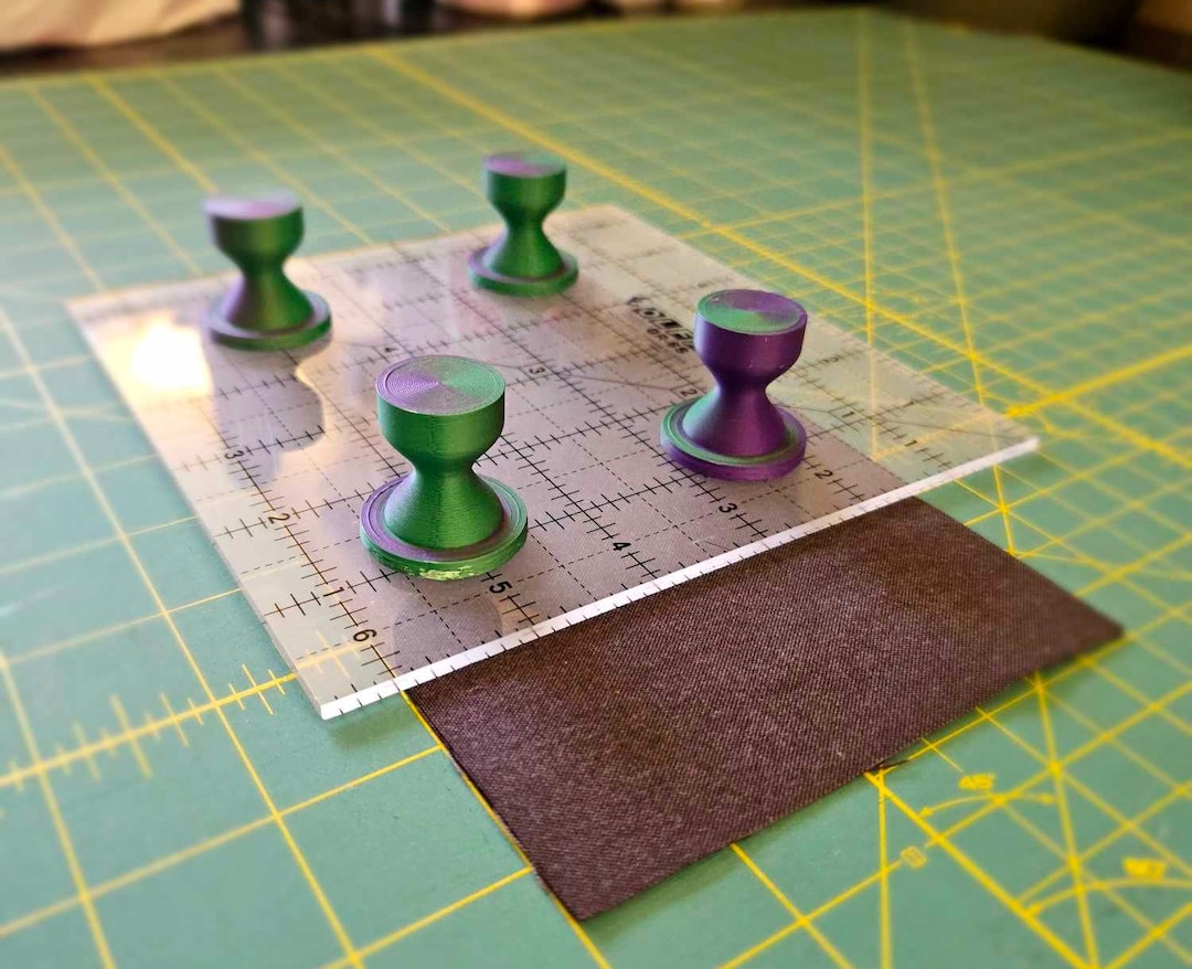 4 Magnetic Sewing Pattern "weights" | Strong Neodymium | 3D Printed ...