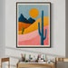 Boho Desert Art - Vibrant Textured Landscape Print, Ultra High ...