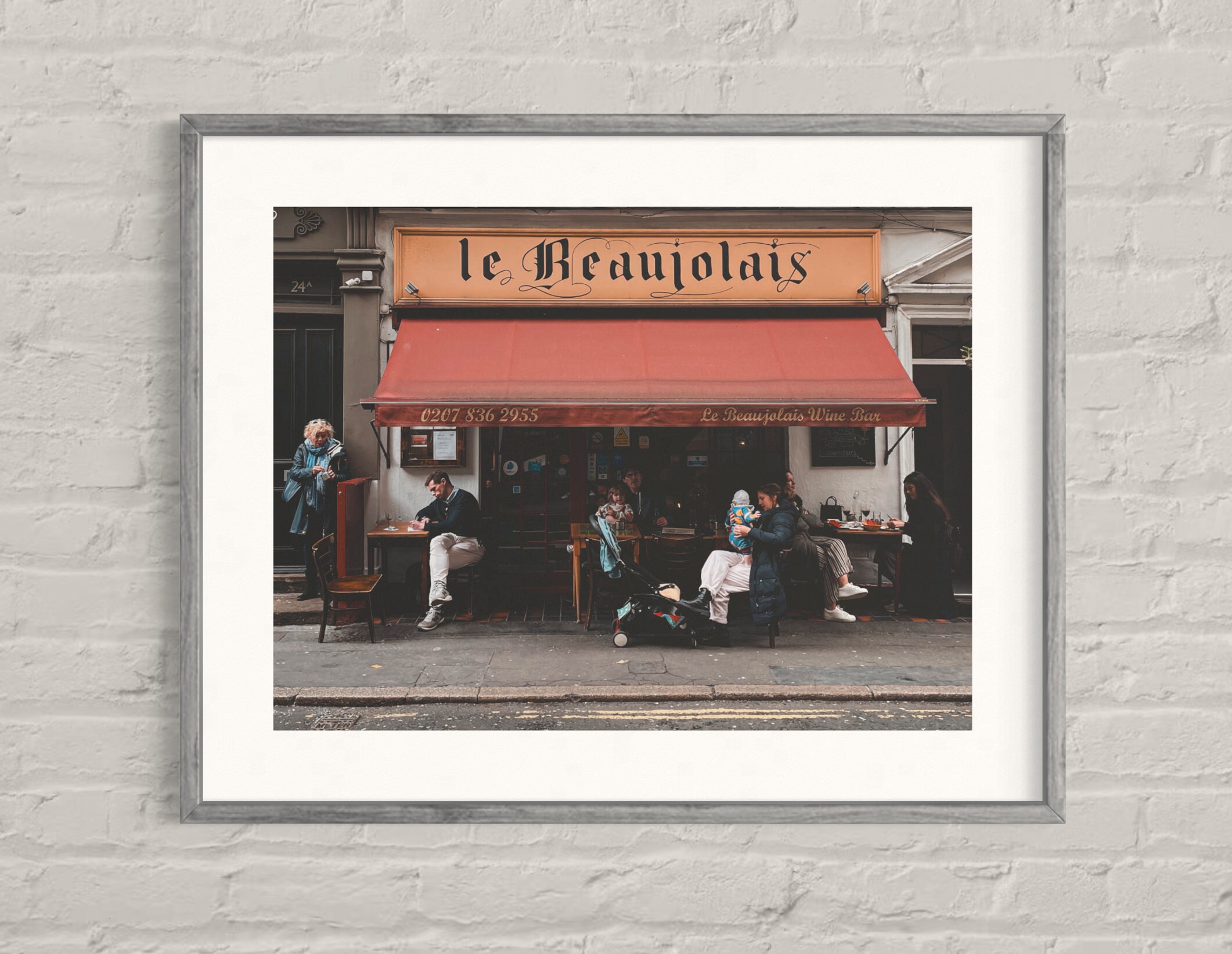 Parisian Moments - French Café Street Scene Print, Travel Photo, French ...