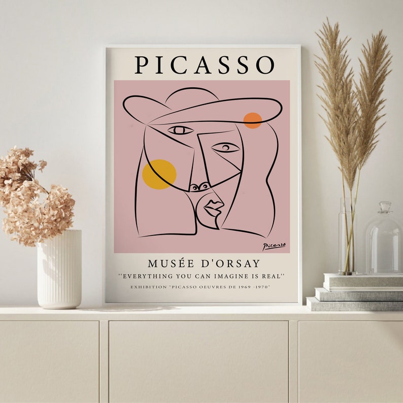 Gallery Wall Art Set of 3 Prints, Picasso Print, Andy Warhol Print ...