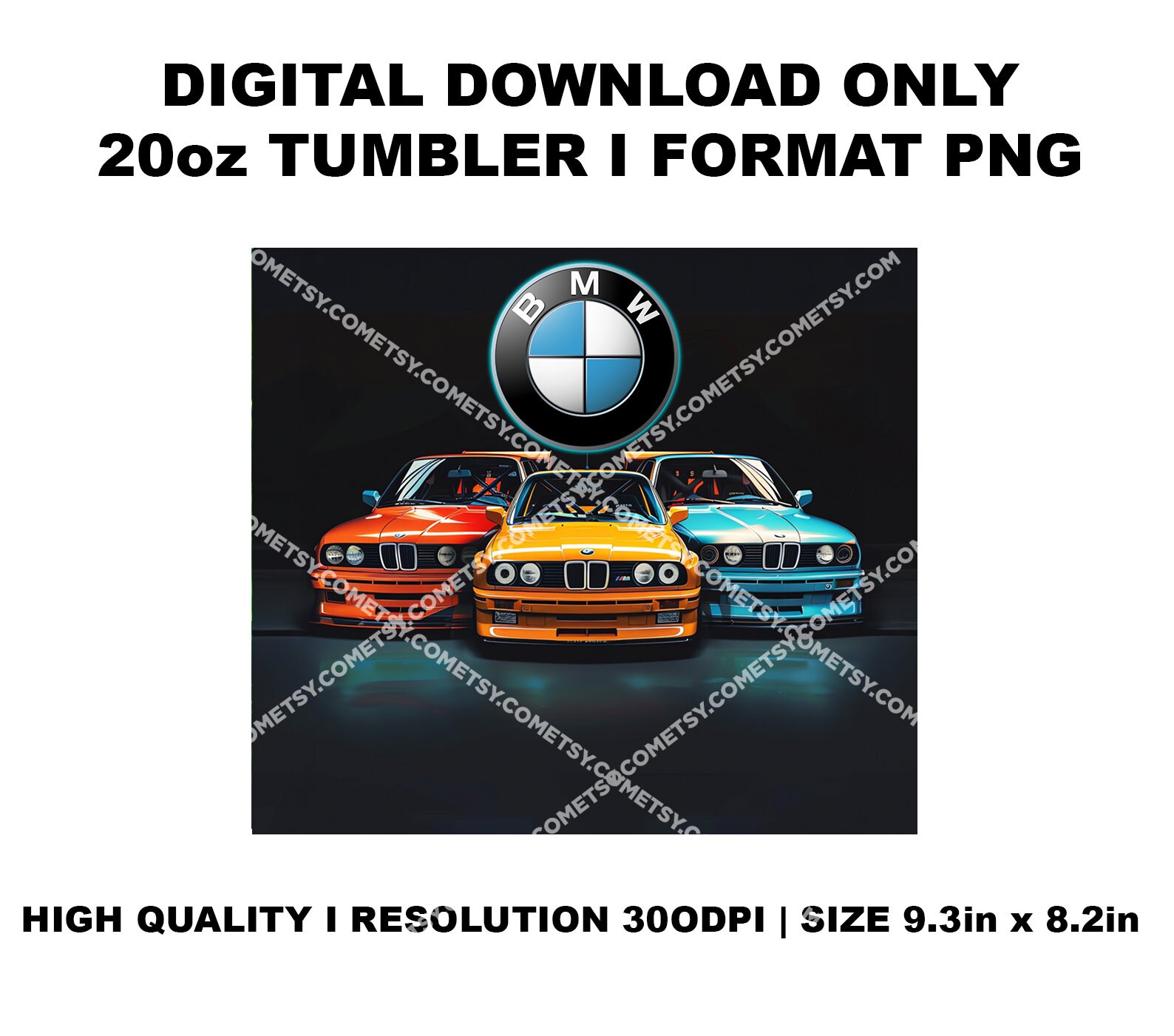Sublimation Tumbler Bmw Replica of Car Design/ Tumbler Wrap / Fan ...
