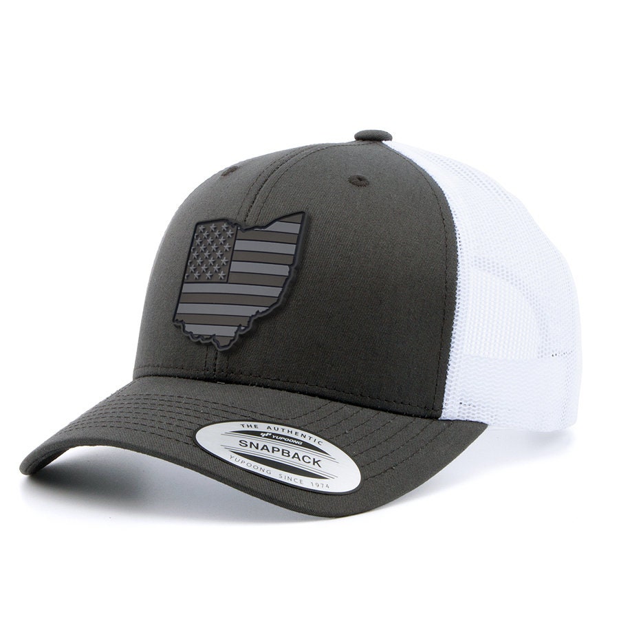 Ohio Map Trucker Hat USA Flag Hat for Men and Women Patriotic Hat 4th ...