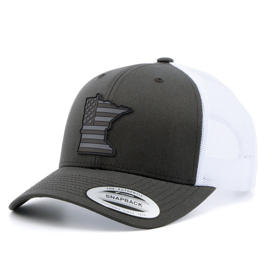 Minnesota Map Trucker Hat USA Flag Hat for Men and Women Patriotic Hat ...