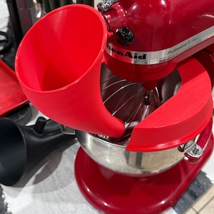 Flour Funnel/chute for Kitchen Aid Mixers - Etsy