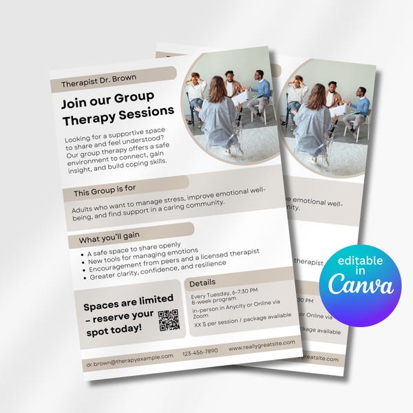 Flyers for Support Groups - Etsy