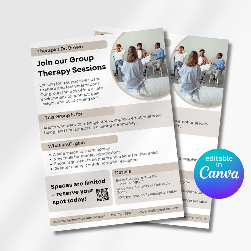 Flyers for Support Groups - Etsy