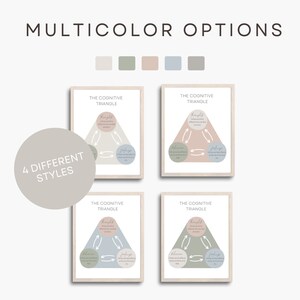 Printable Cbt Cognitive Triangle Poster, Psychology Gift Mental Health ...