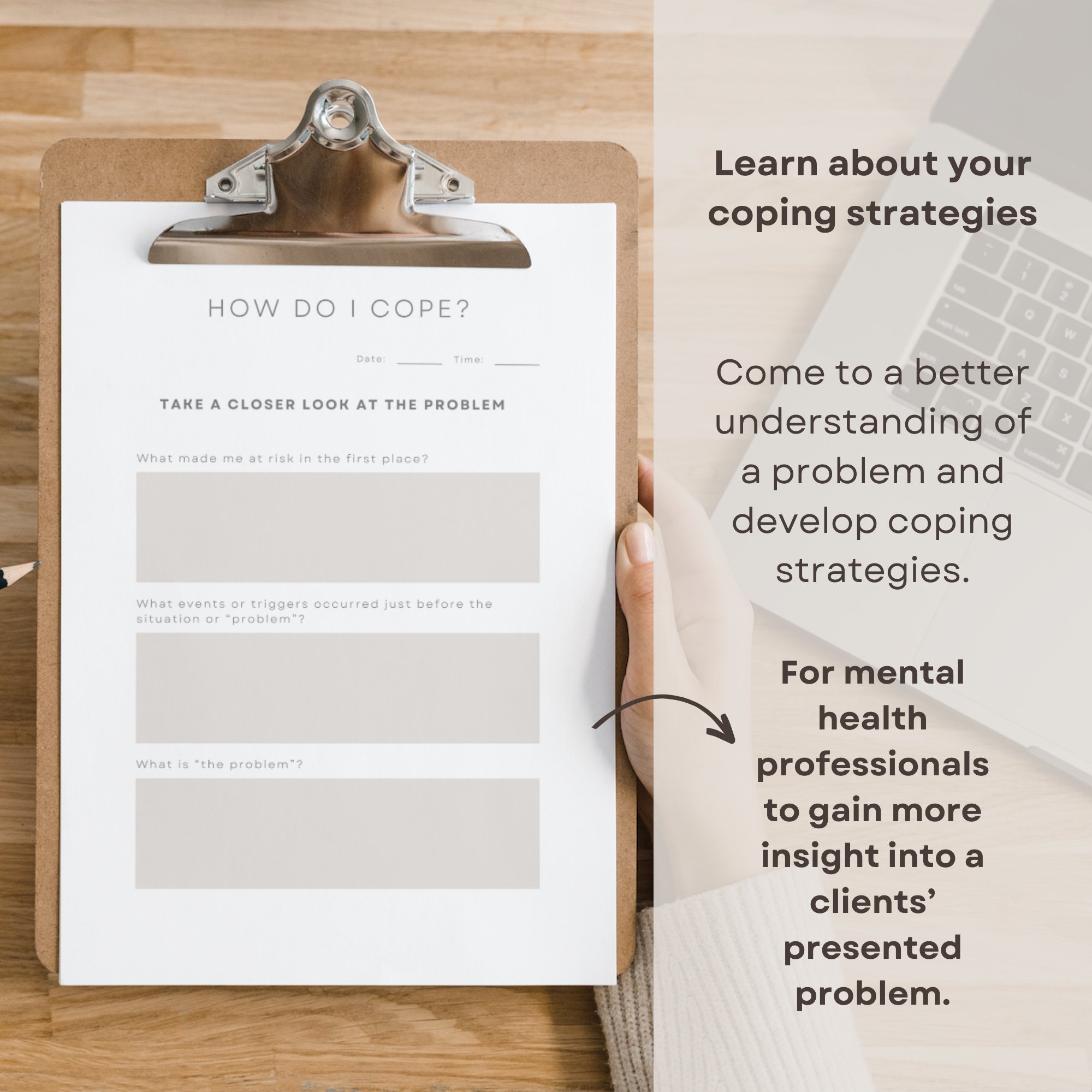 Coping Style Therapy Worksheets, Cbt Psychology Resources, School ...