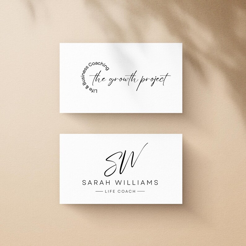 Life Coaching Logo, Editable Business Logo Template, Wellness Coach ...