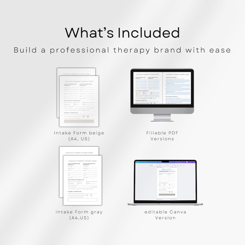 Couples Therapy Intake Form, Printable Marriage Counseling Forms ...