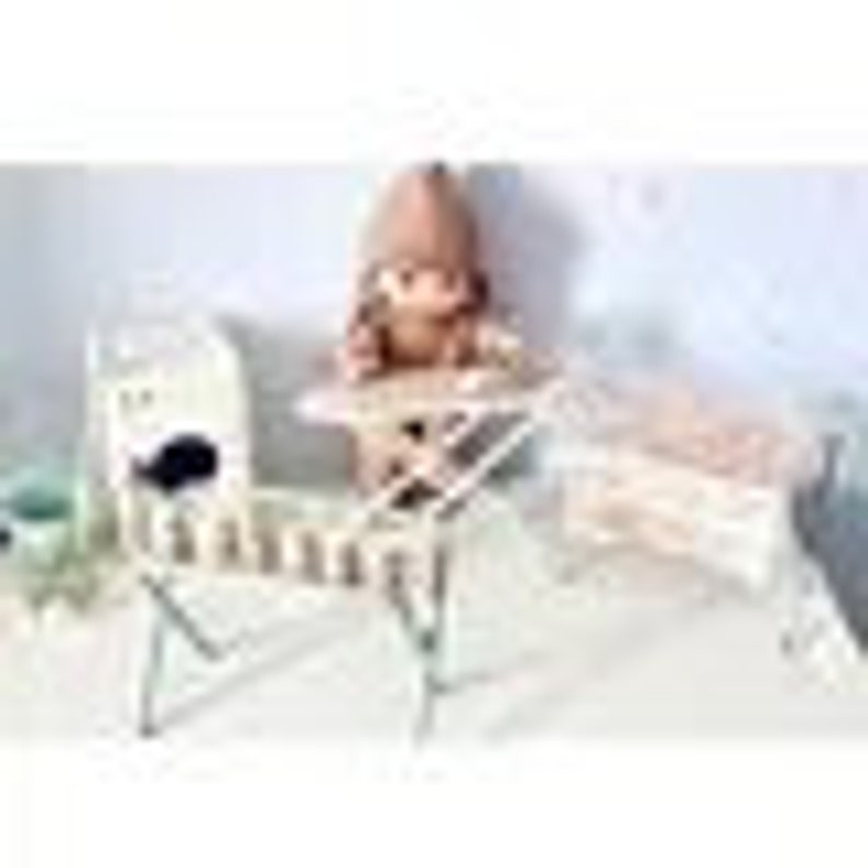 1:12 Scale Miniature Metal Drying Rack With Wood Clips for Dollhouse ...