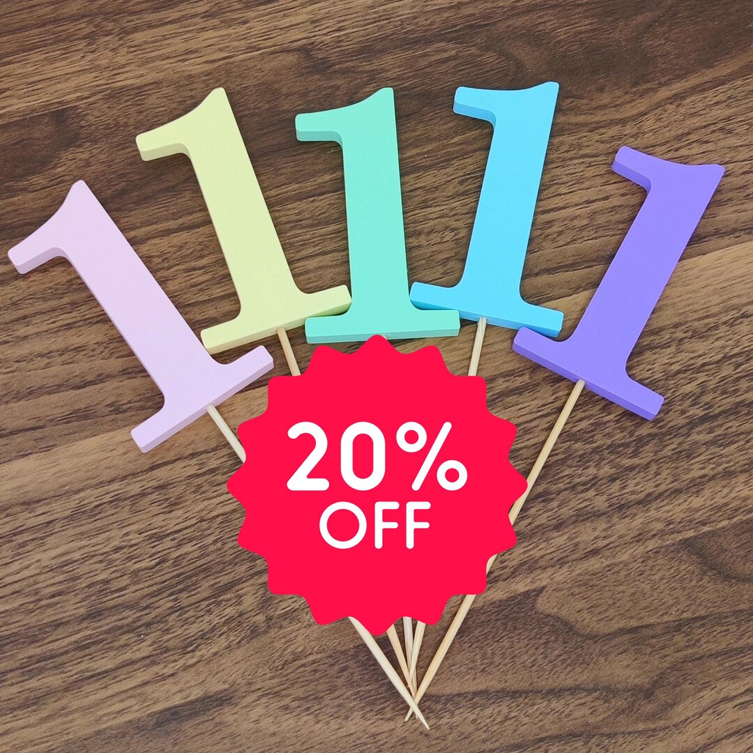 3D Printed Birthday Cake Topper Birthday Cake Number Cake Decoration ...