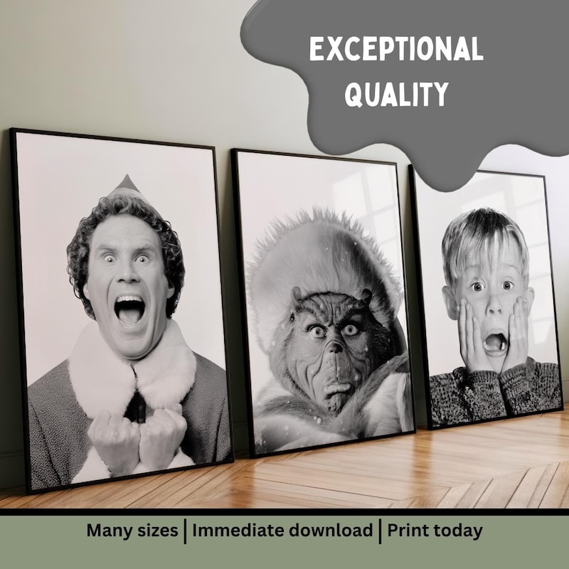 Elf Home Alone Print - Etsy