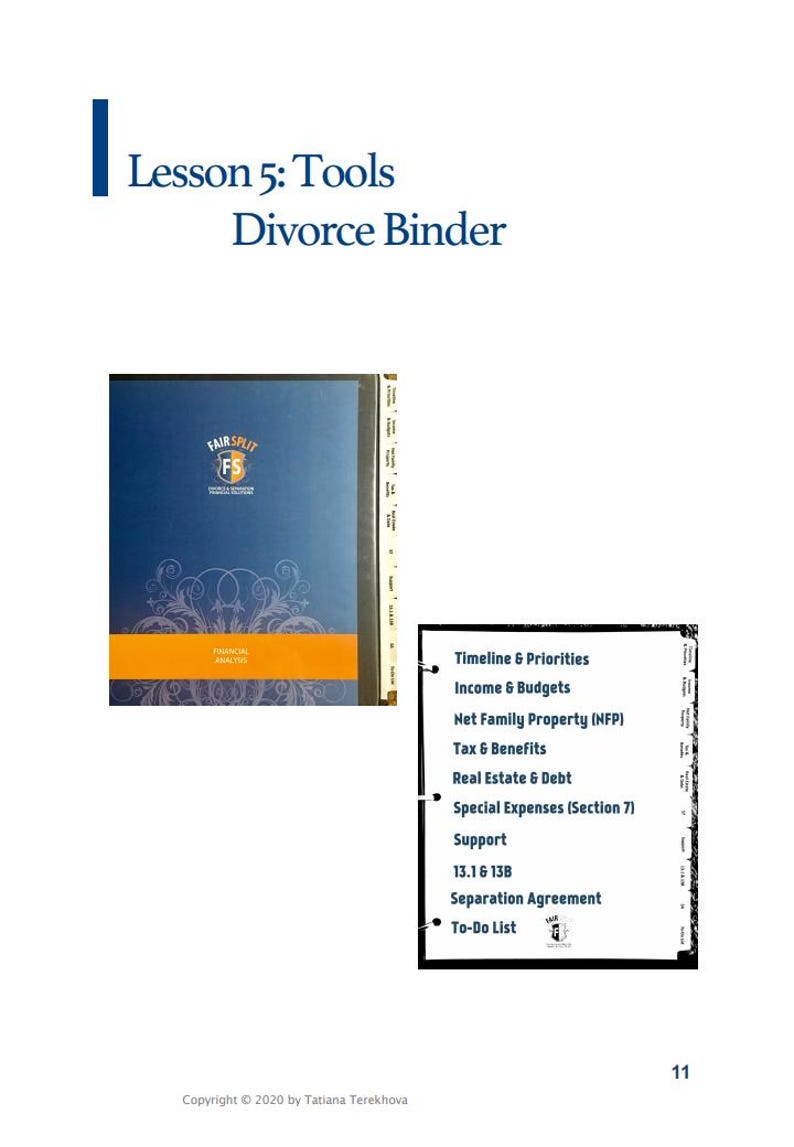 Workbook: How to Prepare for Divorce - Etsy