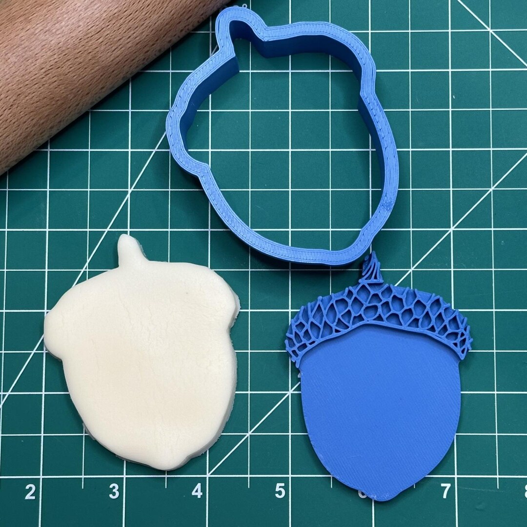 Acorn Cutter With Stamp - Etsy