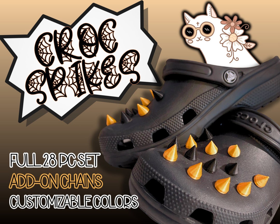 28PC Full Set Croc Spikes and Walking Sad Boi Vibes: Spike - Etsy
