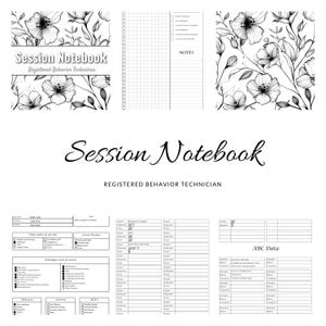 RBT Session Notebook| Registered Behavior Technician| Supervision ...