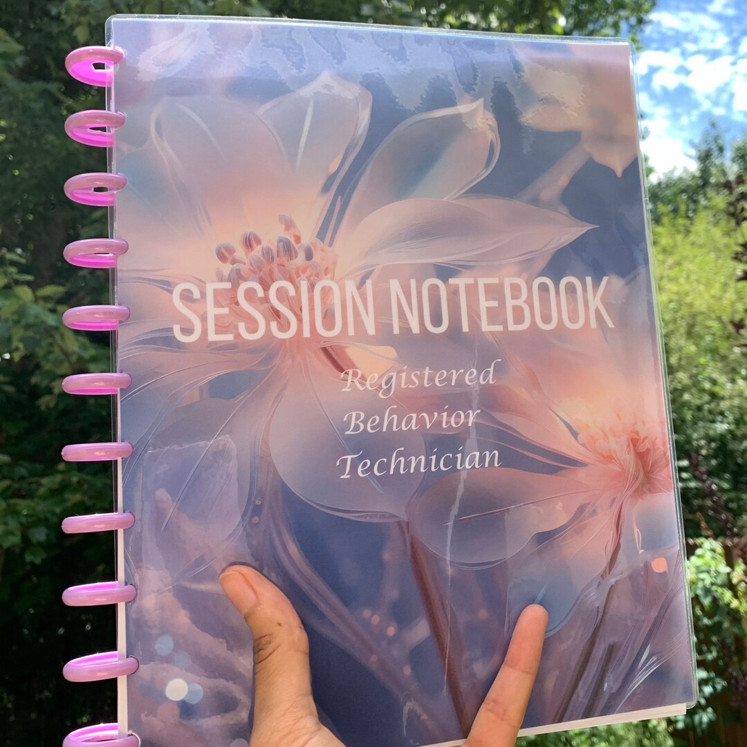 RBT Session Notebook Registered Behavior Technician Supervision Tracker ...